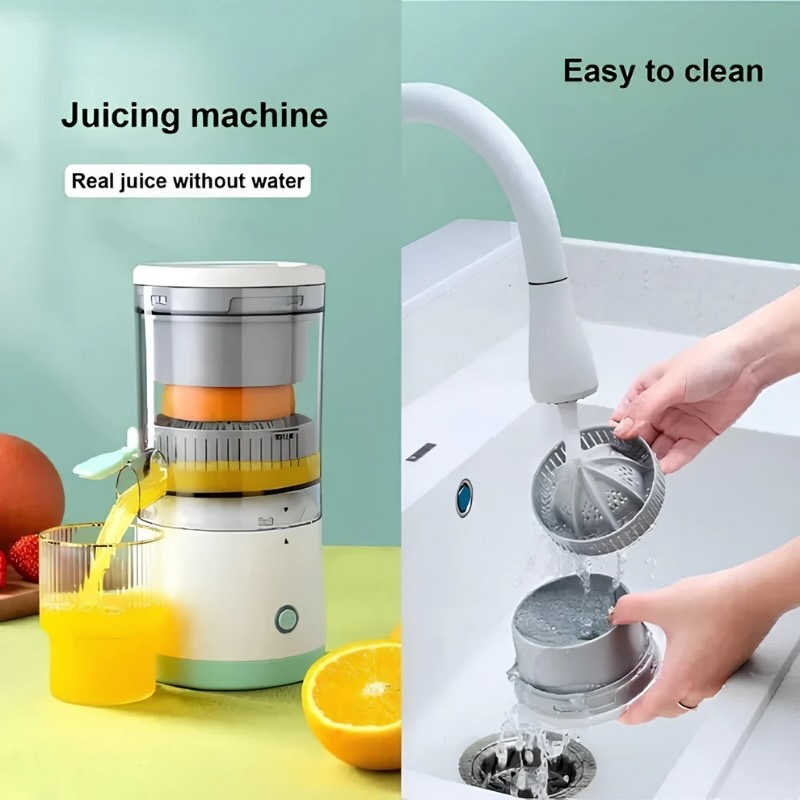 Portable Electric Citrus Juicer | USB Rechargeable, Hands-Free Orange ...