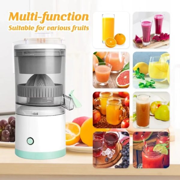 Portable Electric Citrus Juicer | USB Rechargeable, Hands-Free Orange ...
